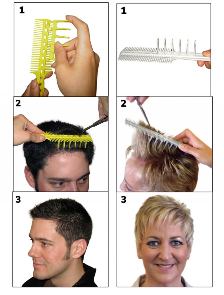 Hair Cutting Comb Classic Set | DIY Haircut Tools | CombPal