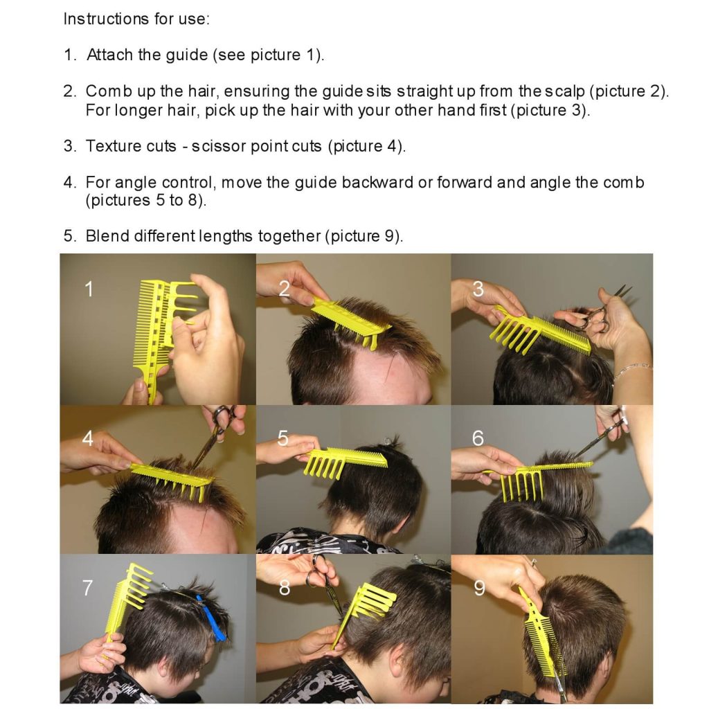 Hair Cutting Comb Classic Set | DIY Haircut Tools | CombPal